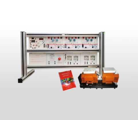 Dc Motor Coupled to Dc Motor Trainer (Model : XPO-EMT/DC+DC) - AnshumanTech